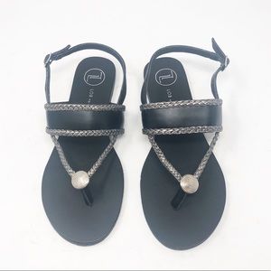 Lob Footwear | Shoes | New Lob Footwear Black Leather Sandalssize 7 ...